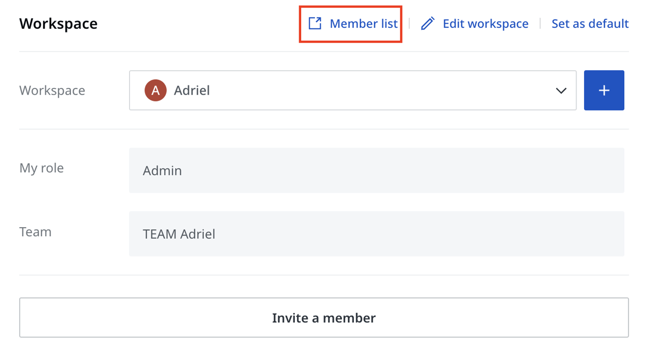 Managing teams and members