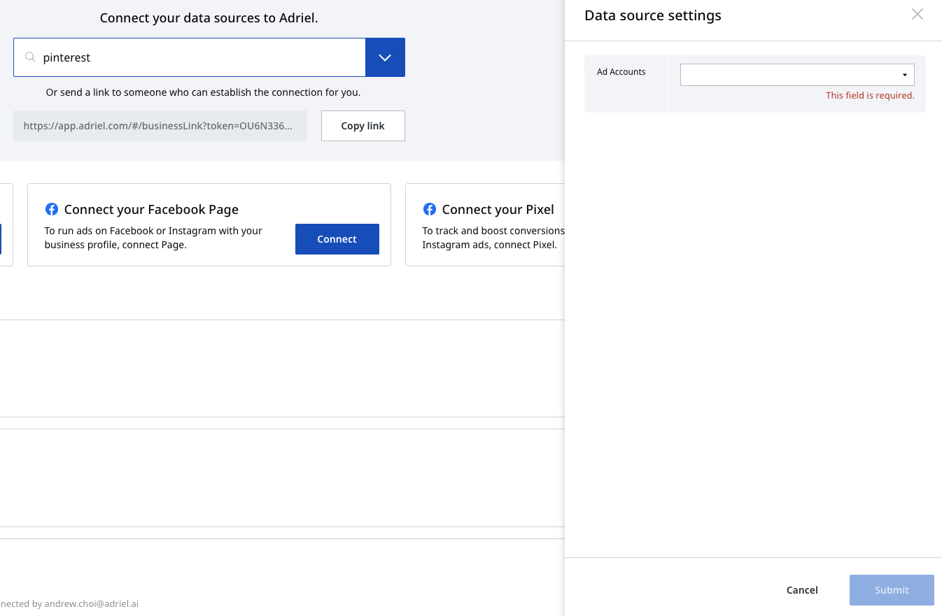 How to connect Pinterest Ads